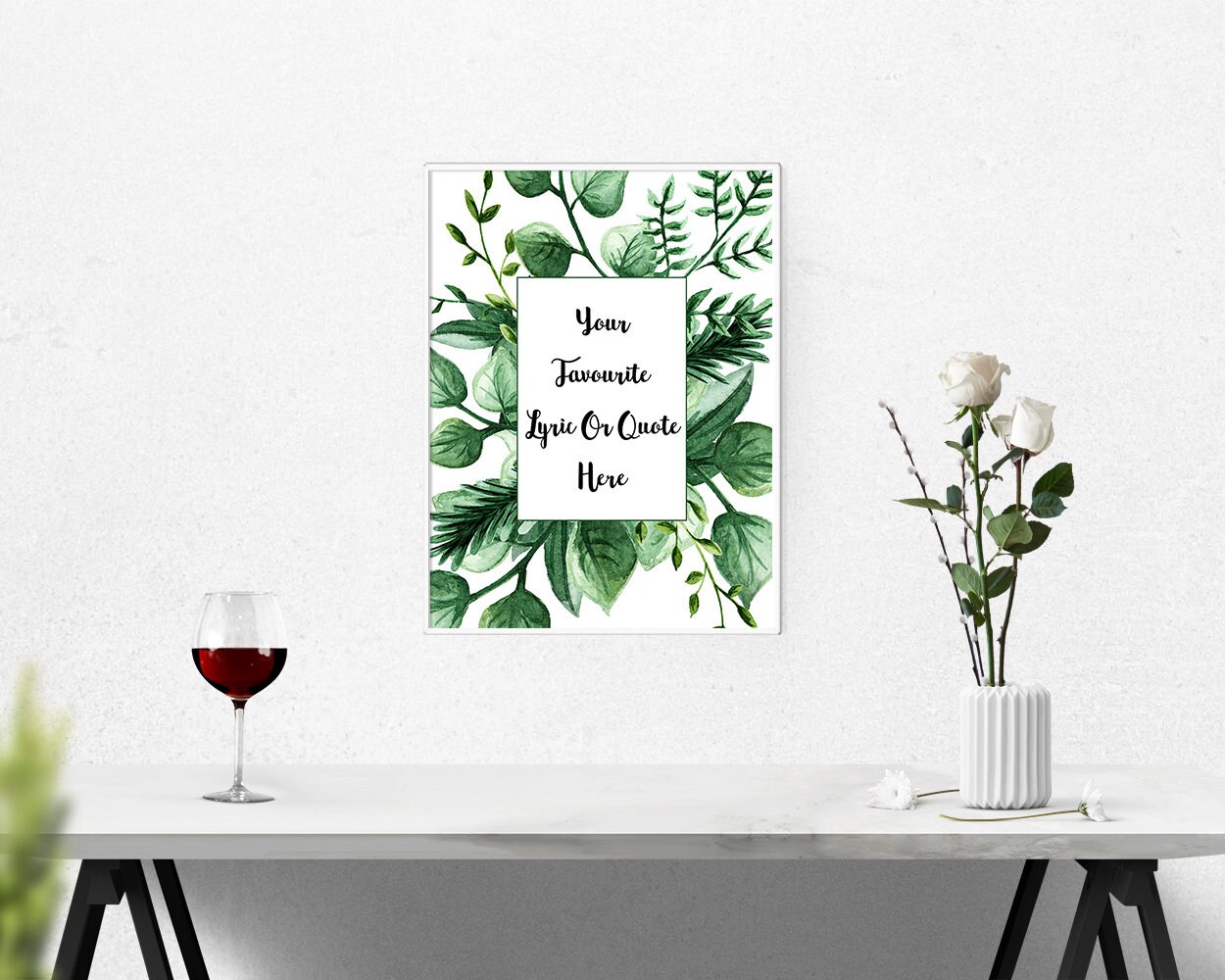 Watercolor Custom Print PRINTABLE Sign Personalized DIGITAL | Etsy