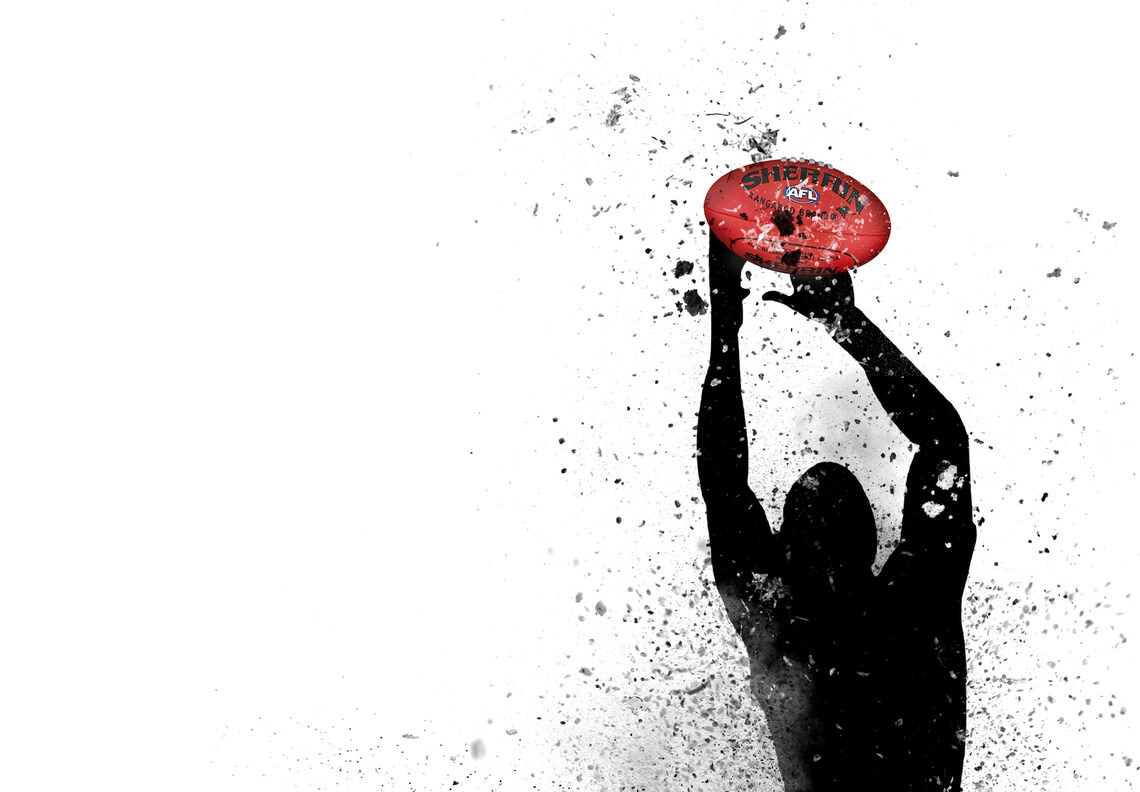 Australian Rules Football Print AFL Poster College Dorm - Etsy