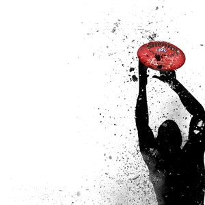 Australian Rules Football Print - AFL Poster - College Dorm Wall Art ...