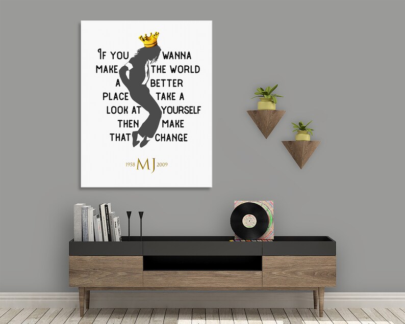 Michael Jackson PRINTABLE Poster MJ King of Pop DIGITAL - Etsy UK