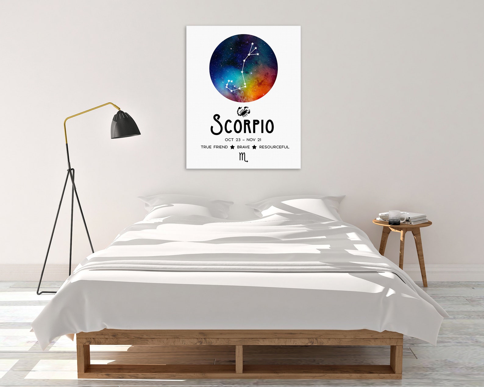 Zodiac Sign Scorpio PRINTABLE Poster DIGITAL DOWNLOAD Star | Etsy
