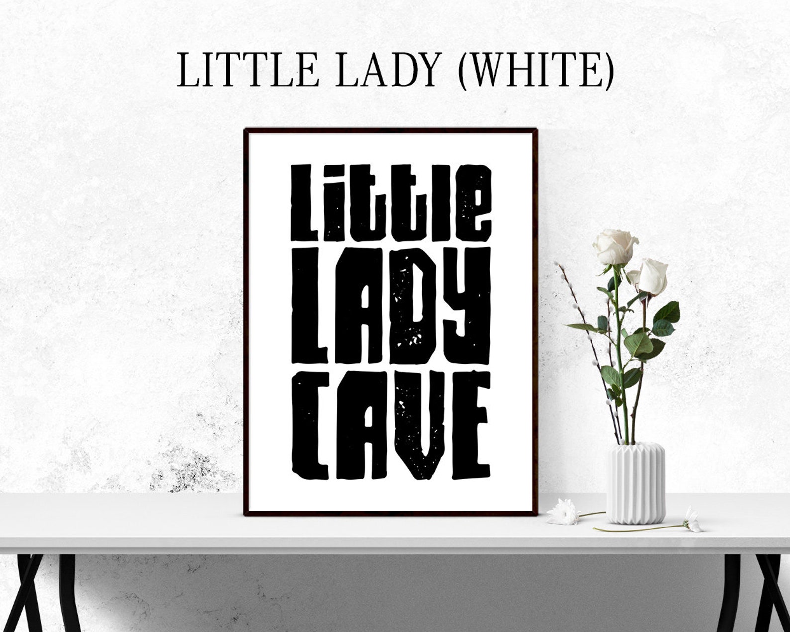 Children's Bedroom Wall Art Print Little Man / Little | Etsy