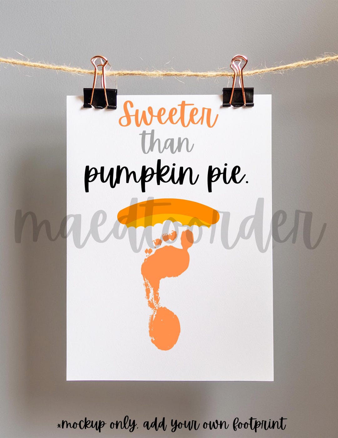 Sweeter Than Pumpkin Pie PNG Art Work Daycare Thanksgiving Fall Paint ...