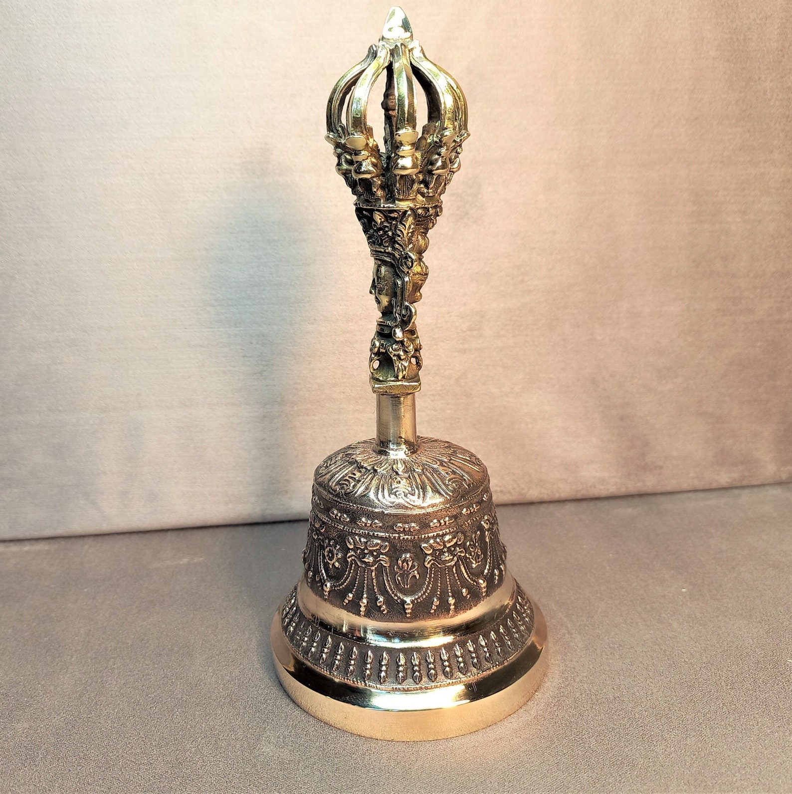 Buddhist Bell Drilbu Ghanta 6 Inch - Etsy