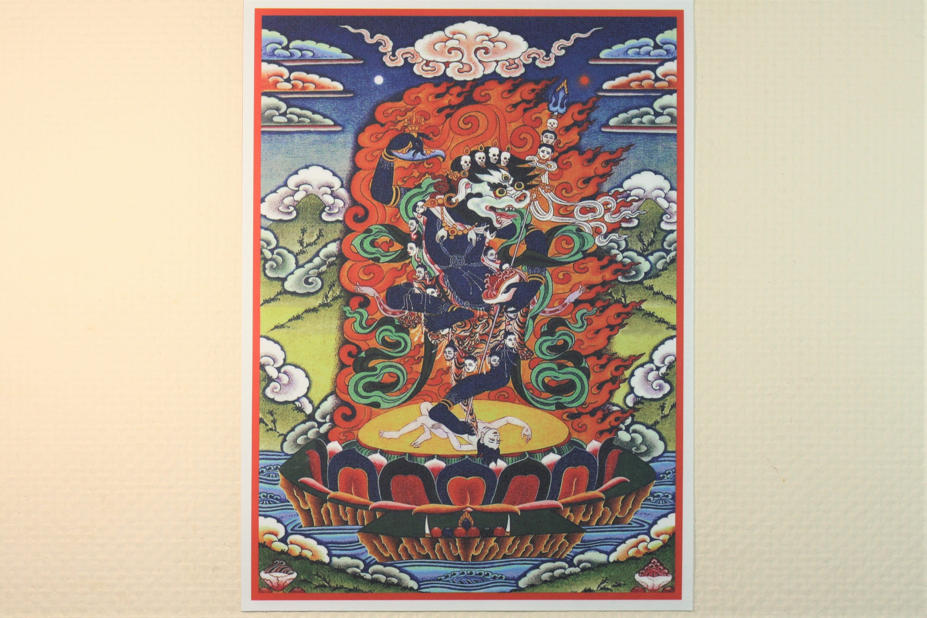 Tibetan Thangka Dakini Simhamukha | Etsy
