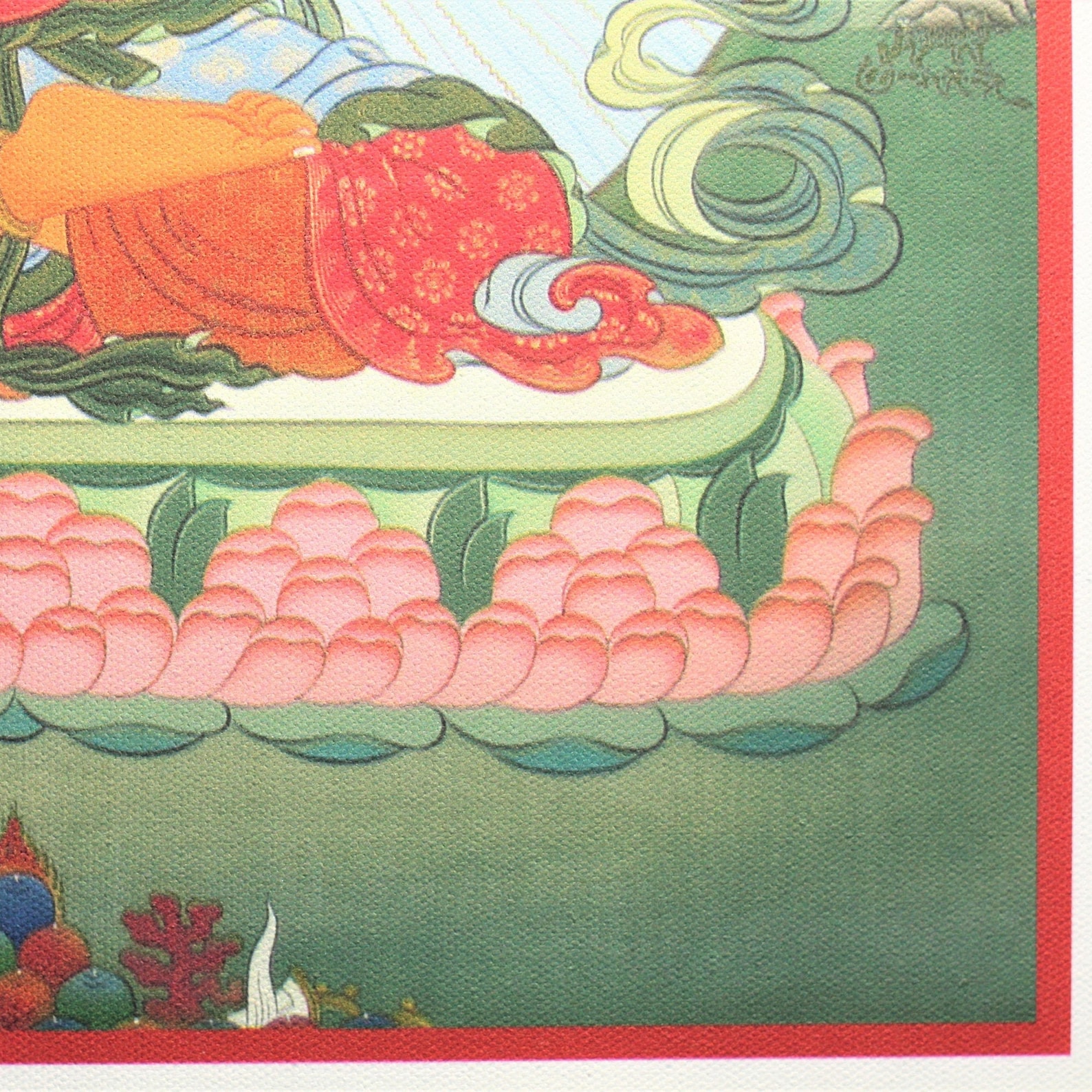 Tibetan Thangka Manjushri | Etsy