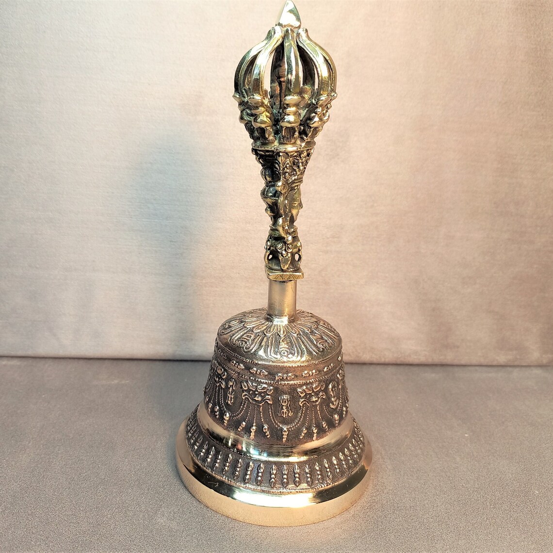 Buddhist Bell Drilbu Ghanta 6 Inch | Etsy
