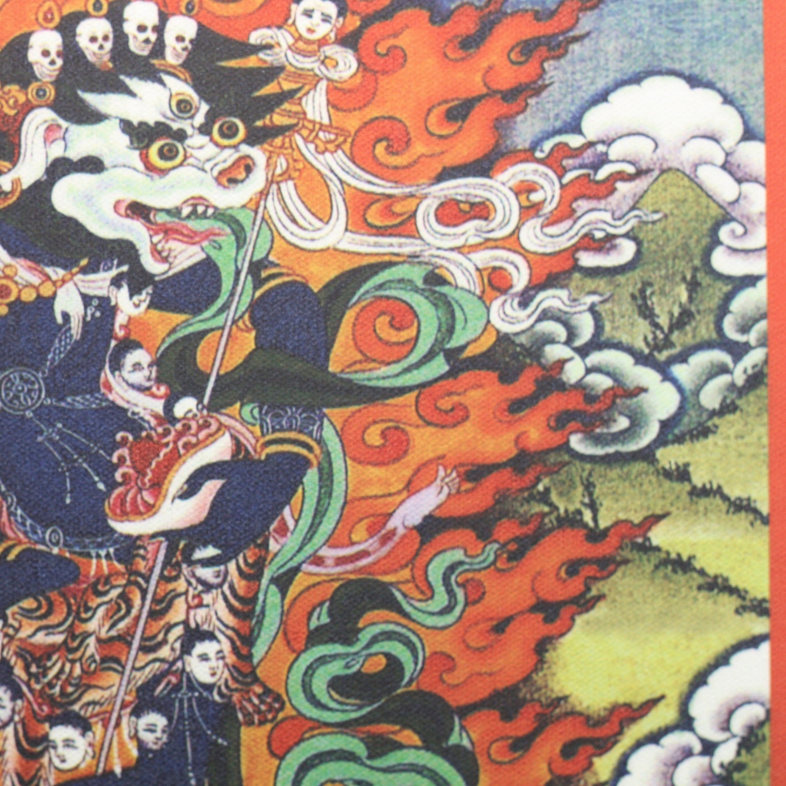 Tibetan Thangka Dakini Simhamukha | Etsy