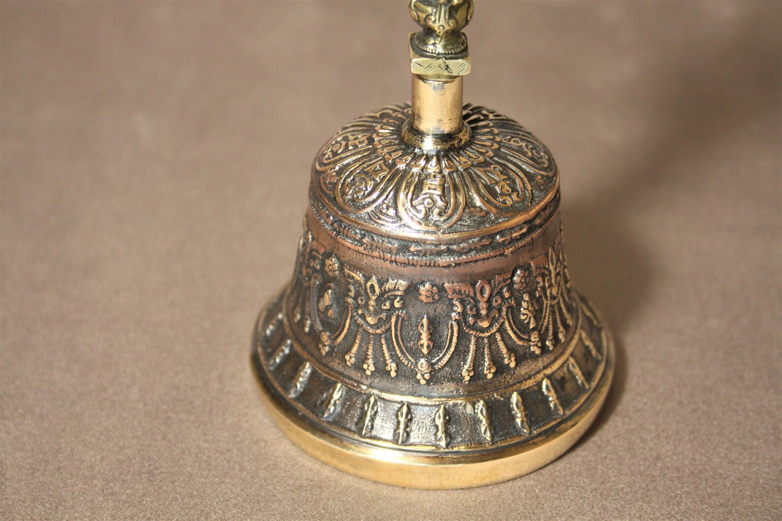 Tibetan Bronze Buddhist Bell Ghanta Drilbu 6 Inch - Etsy