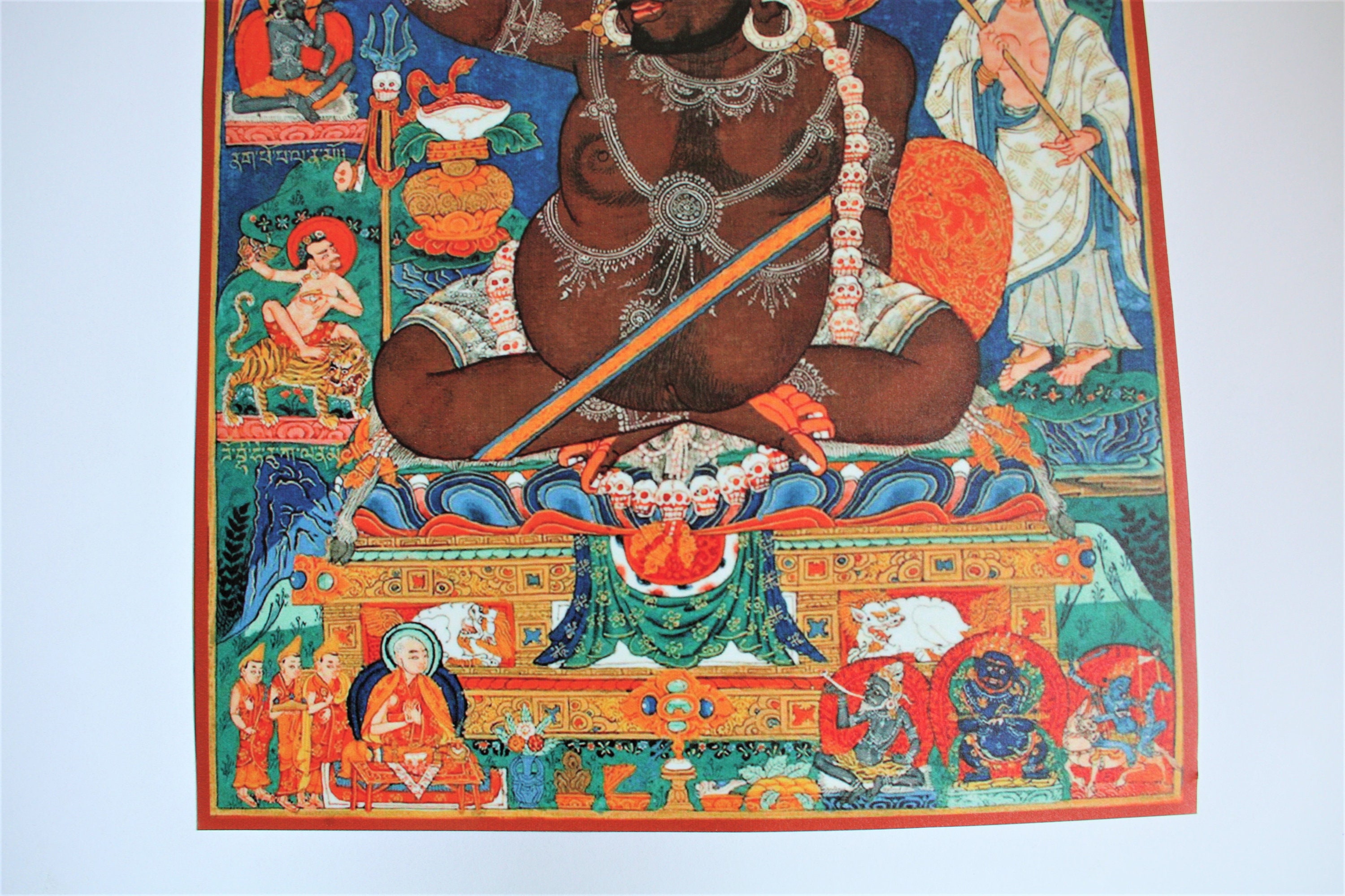 Virupa Tibet Thangka Print - Etsy