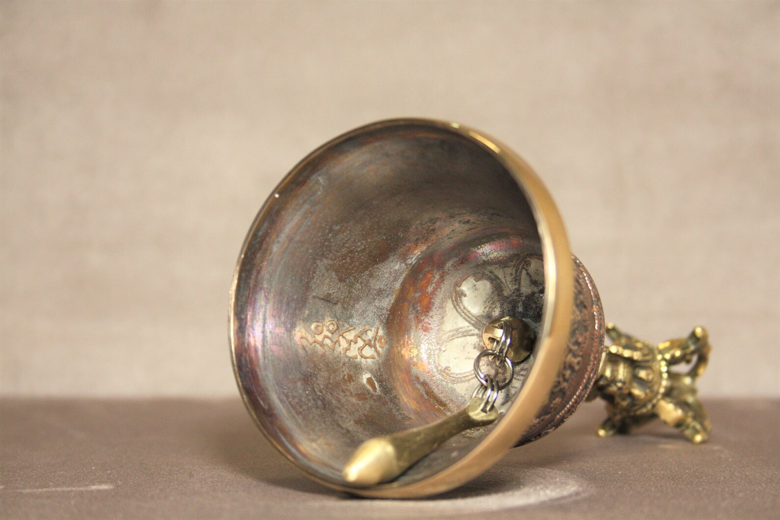 Tibetan Bronze Buddhist Bell Ghanta Drilbu 6 Inch - Etsy