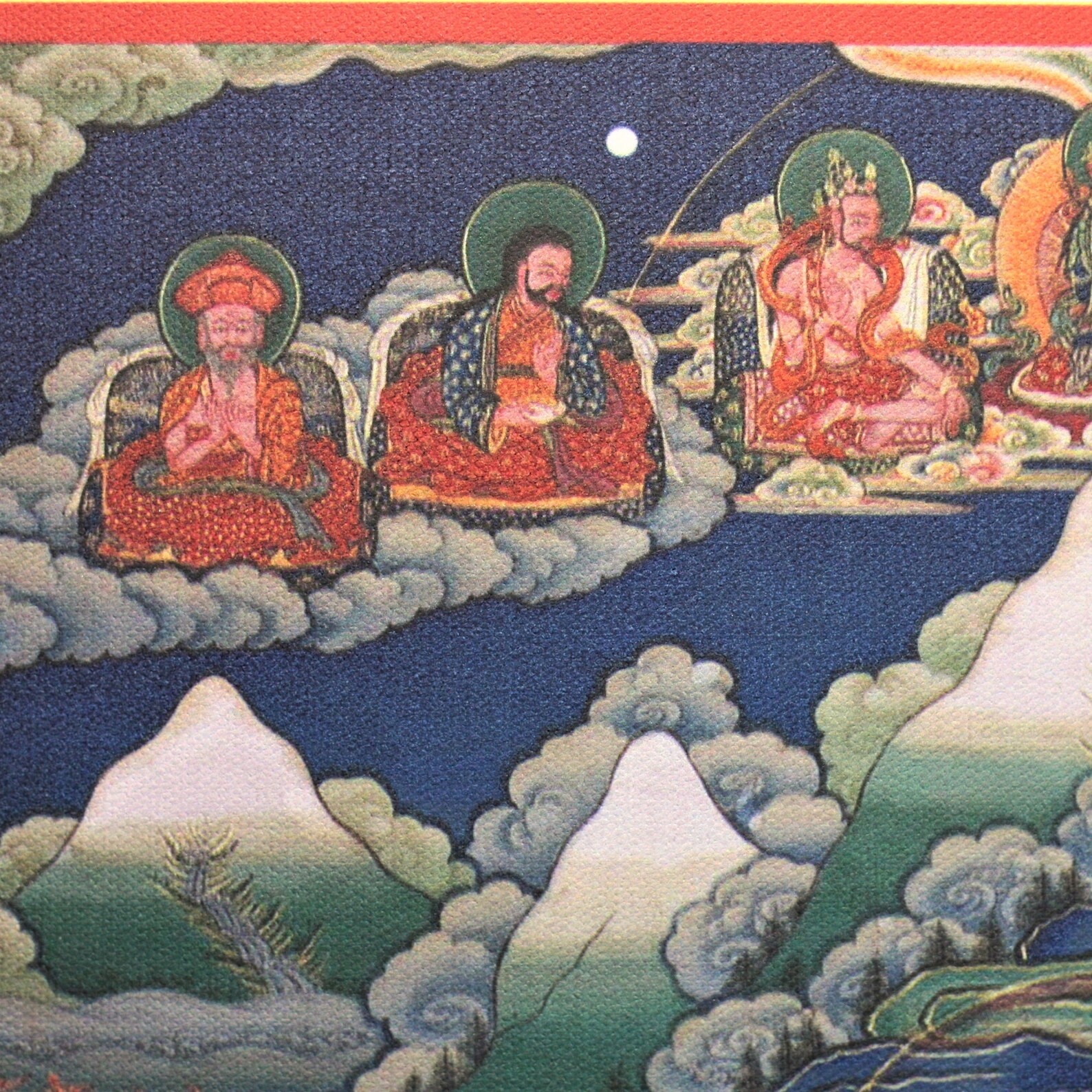 Milarepa Tibetan Thangka - Etsy