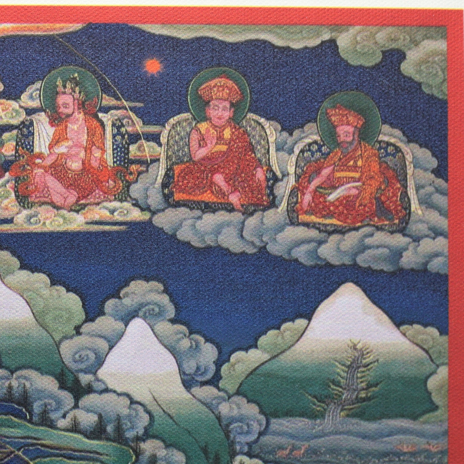 Milarepa Tibetan Thangka - Etsy