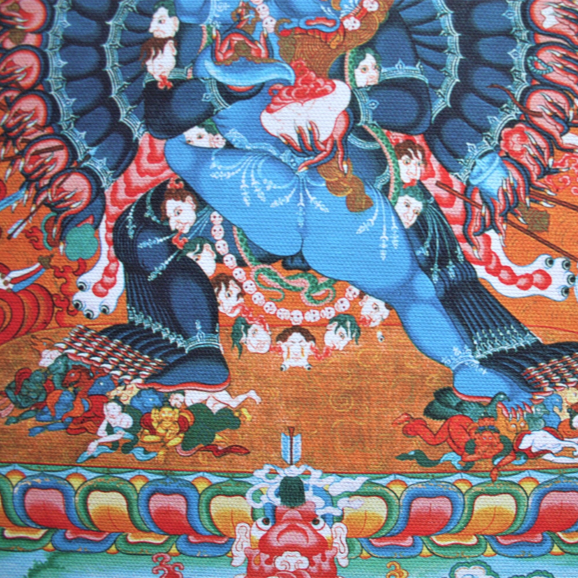 Vajrabhairava Tibetan Thangka - Etsy