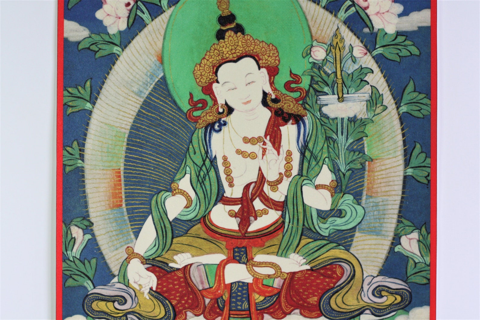 Manjushri Tibetan Thanka | Etsy