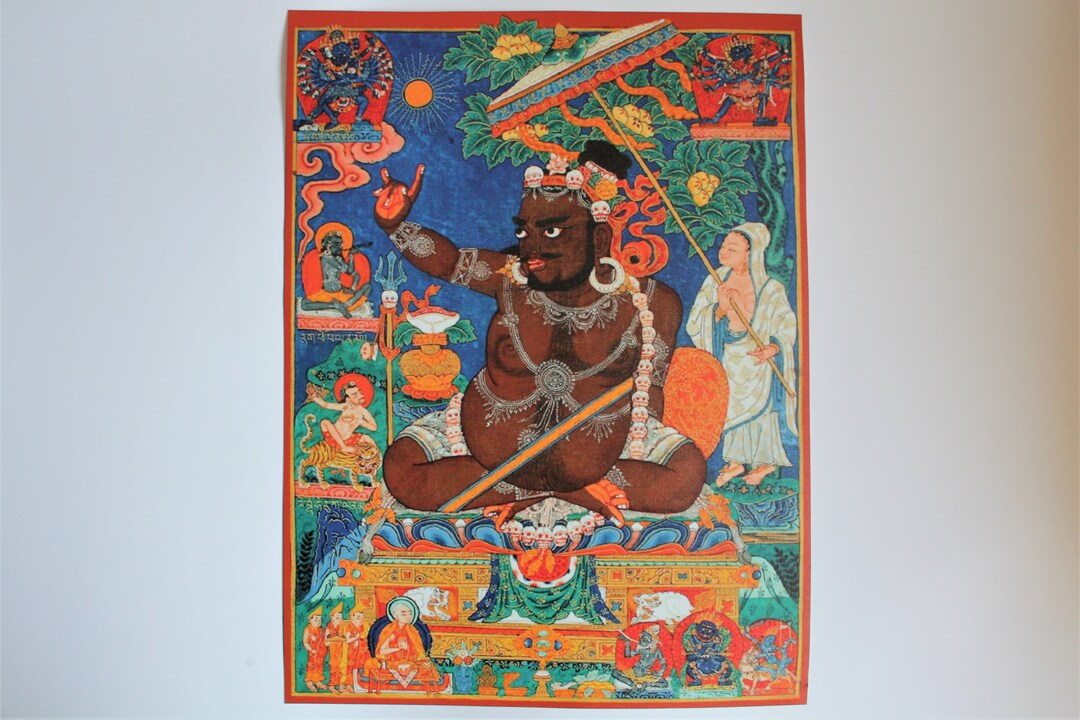 Virupa, Tibet Thangka, Print - Etsy