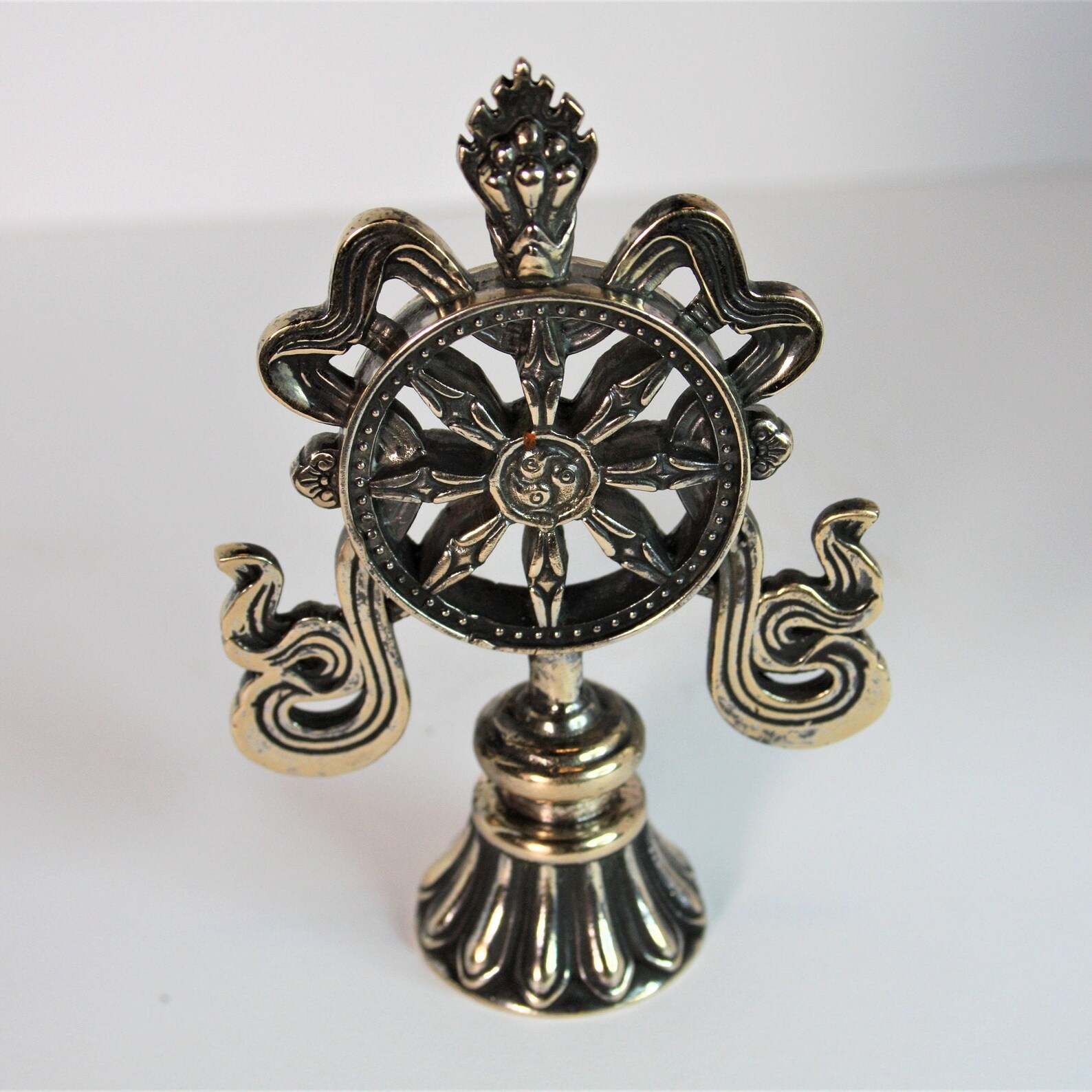 Dharmachakra Dharma Wheel Bronze | Etsy