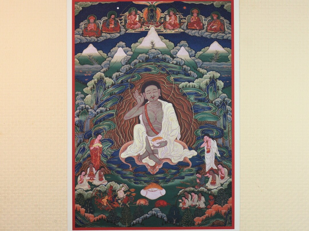 Milarepa, Tibetan Thangka - Etsy