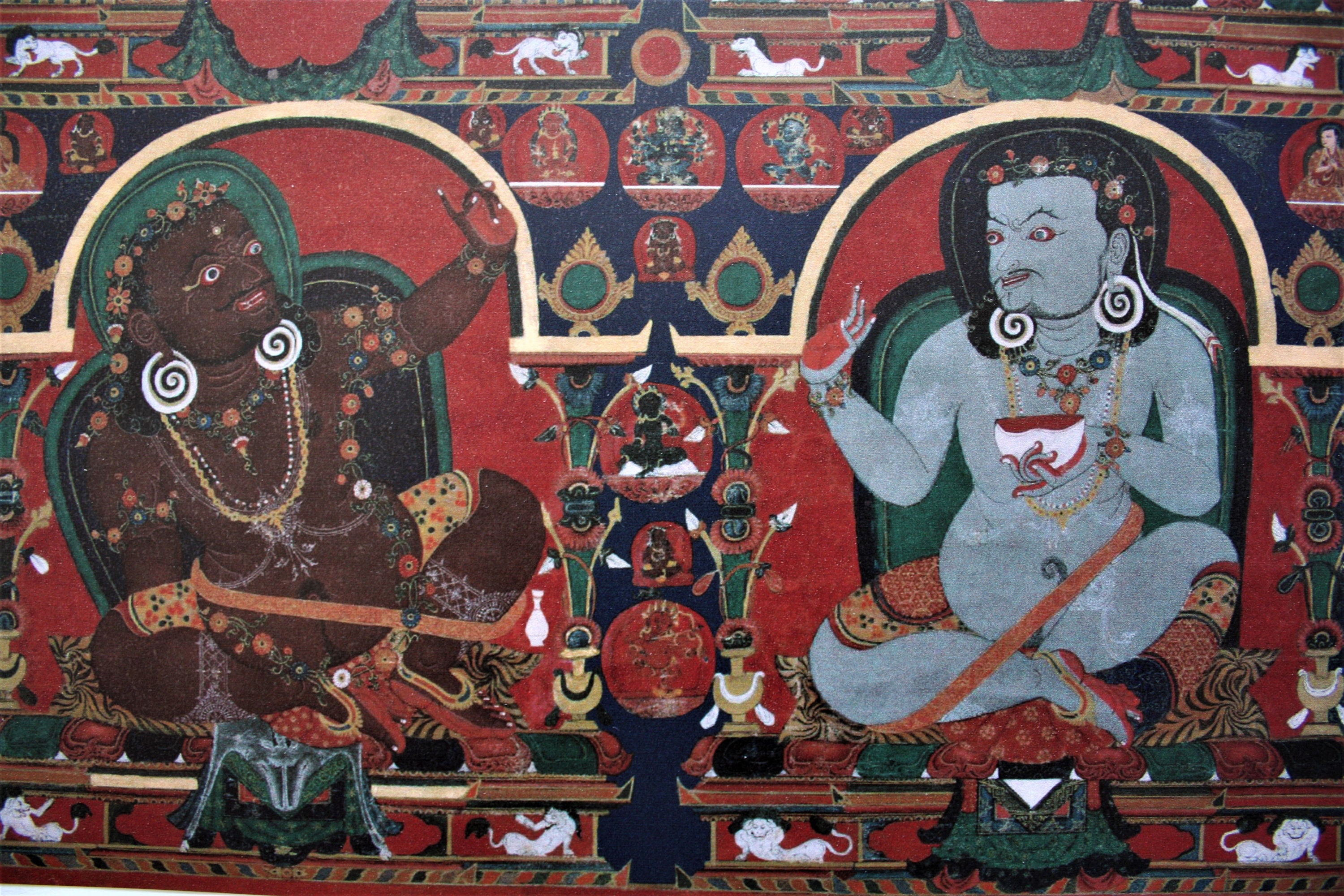 Tibet Thangka Vajradhara Nairatmya Virupa Kanha 16 Century - Etsy