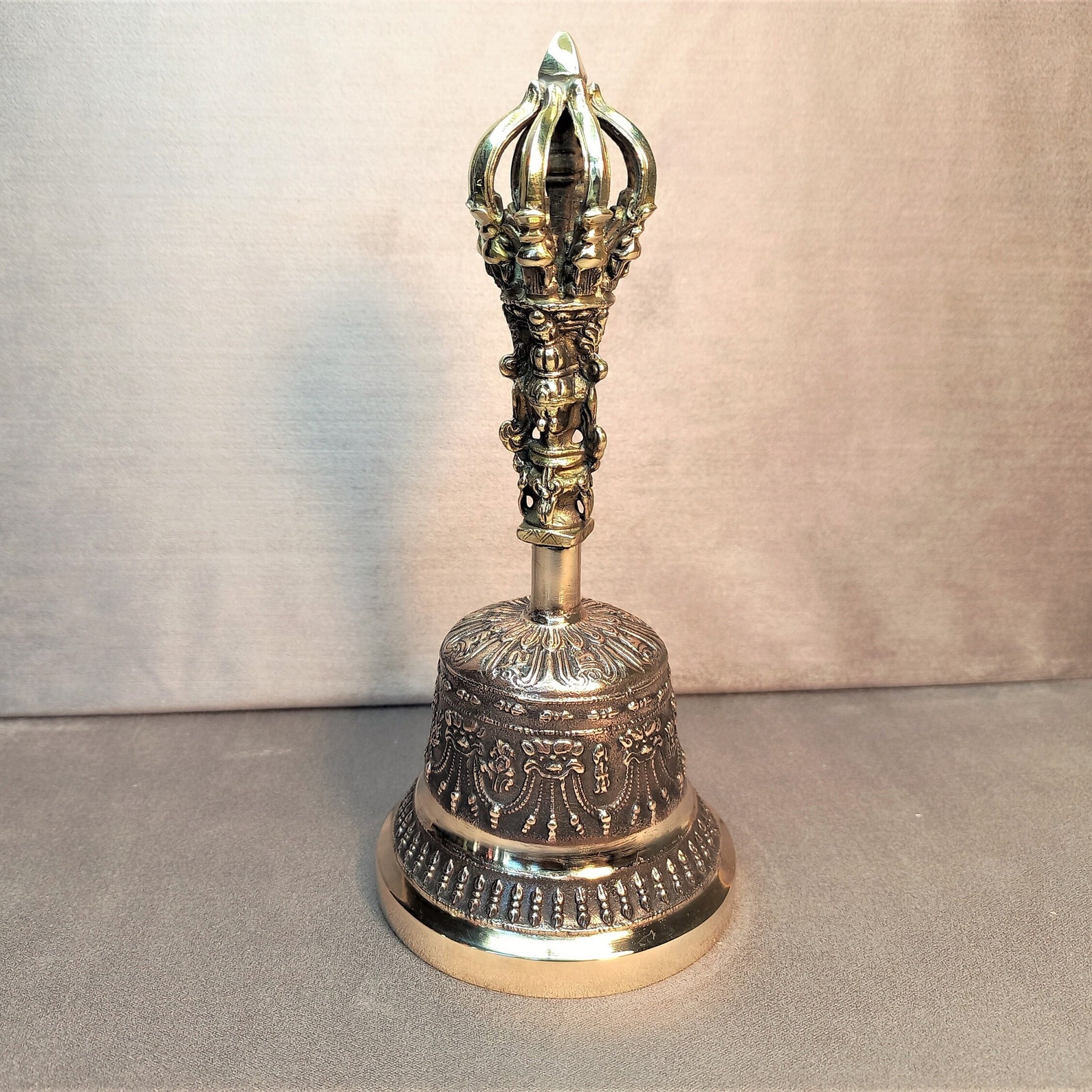 Buddhist Bell Drilbu Ghanta 6 Inch - Etsy