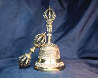 Drilbu, Vajra, Ghanta. Tibetan Bell 7 in With Excellent Sound - Etsy