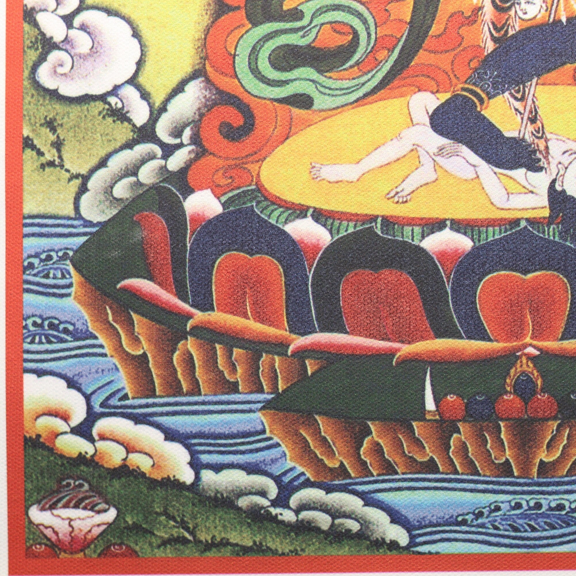 Tibetan Thangka Dakini Simhamukha | Etsy