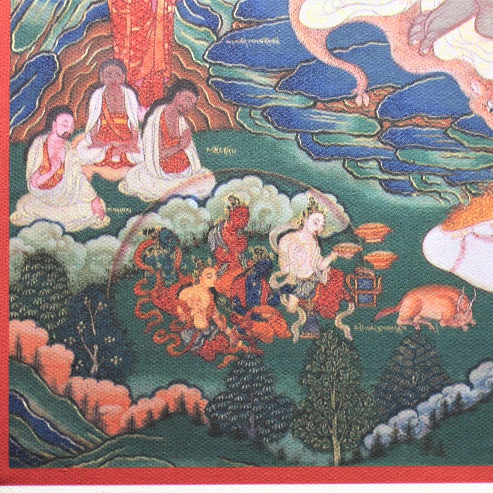 Milarepa Tibetan Thangka - Etsy