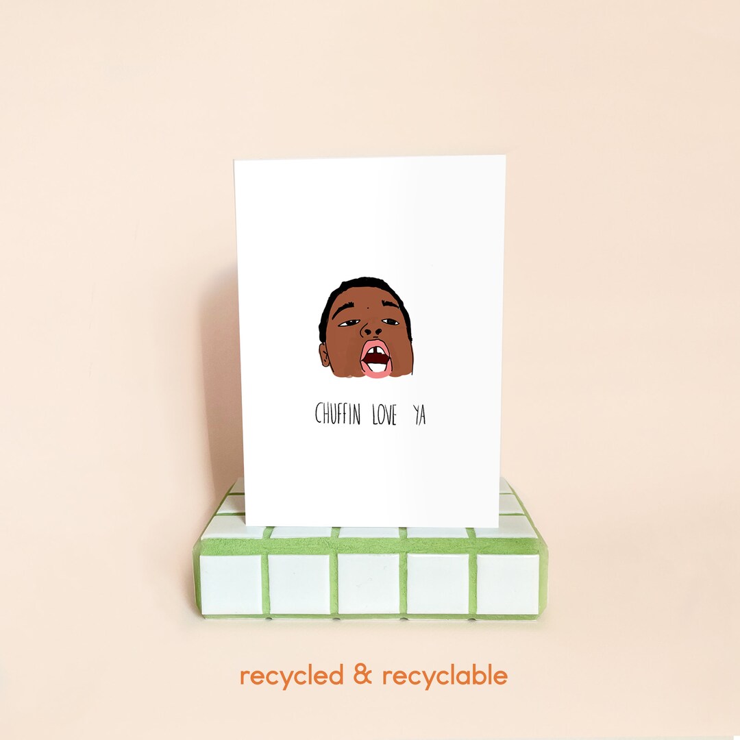 Yorkshire Meme Chuffin Love Ya Card, Valentine's, Galentine's ...