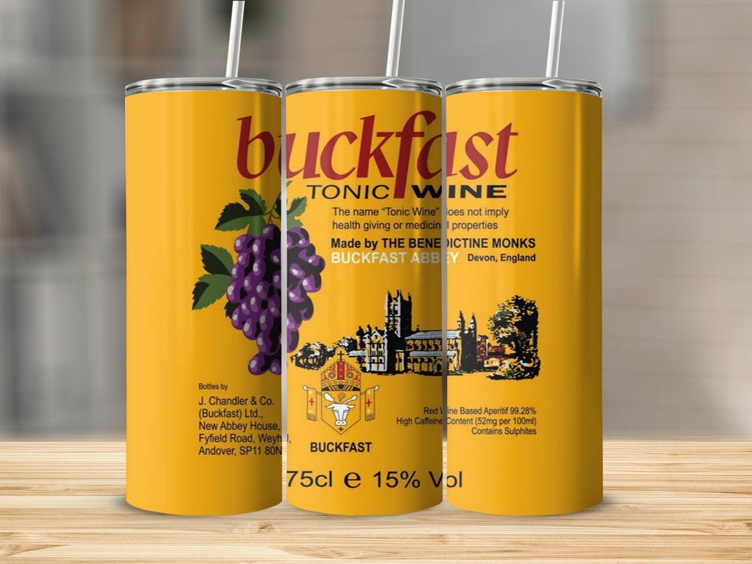 Vintage Buckfast Tonic Wine Label Tumbler - Etsy UK