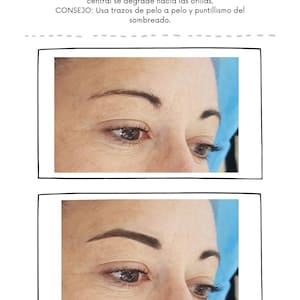 Cuaderno: trazos de microblading en PDF - Etsy México
