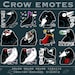 Quinn the Crow Emotes | Twitch, Discord, Whatsapp, Youtube, Viber ...