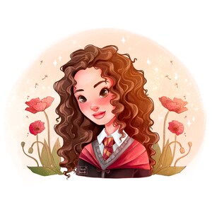 MAGIC STUDENT PORTRAIT | Custom Portrait | Illustration Portrait ...