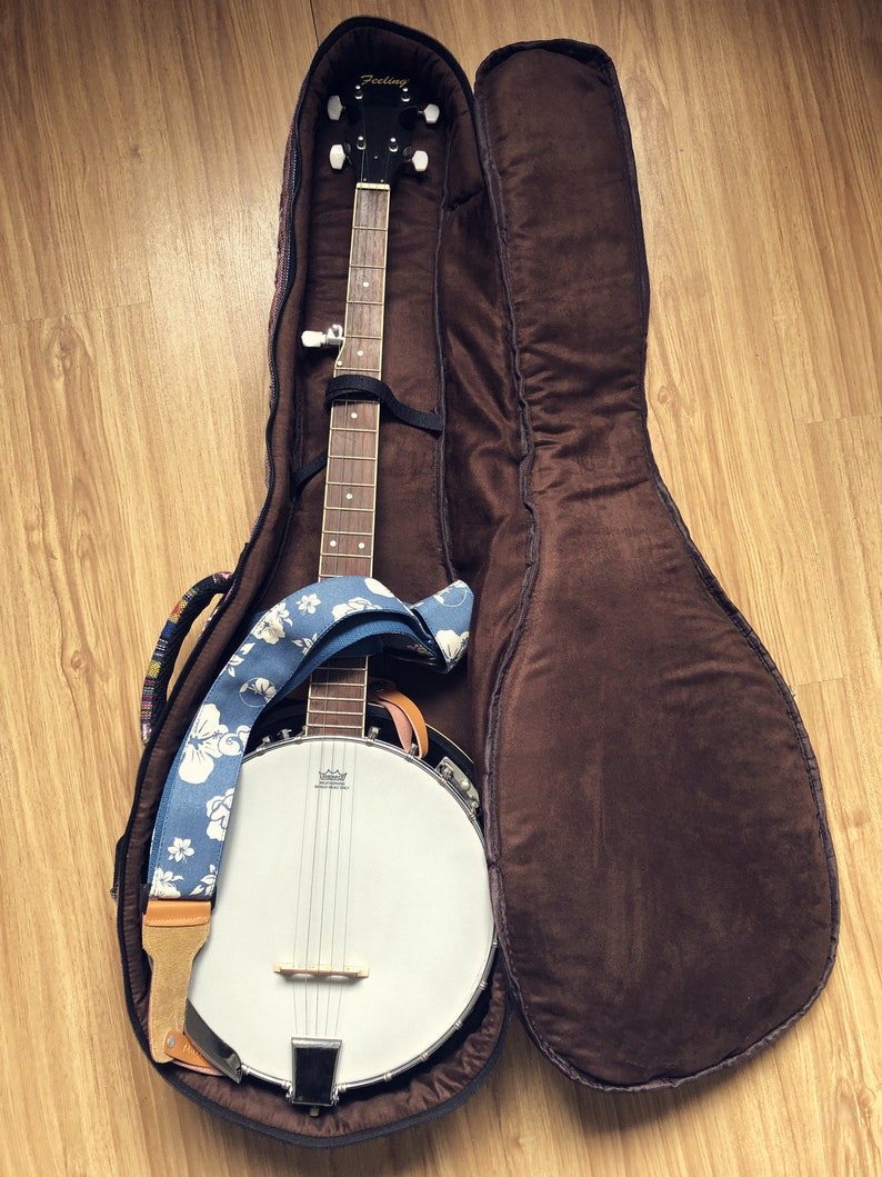 Handmade 15MM Padded Banjo Case Banjo Gig Bag Soft Banjo Case Banjo ...