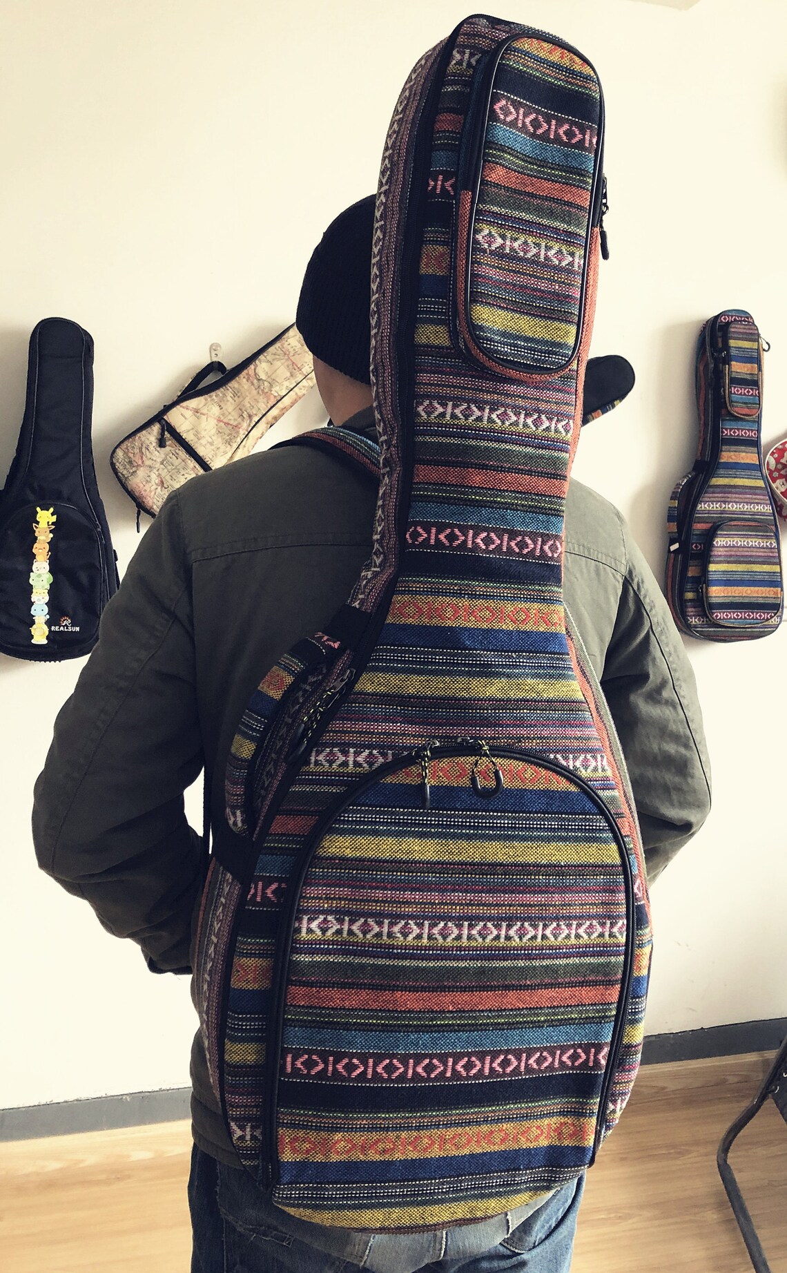 Handmade 15MM Padded Banjo Case Banjo Gig Bag Soft Banjo Case Banjo ...