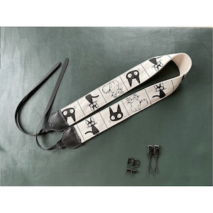 Handmade Sturdy Cute Cat Camera Strap Camera Shoulder Straps Hand ...
