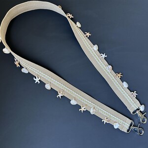 Original Design Handmade Shells and Starfish Bag Strap Purse Strap ...