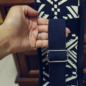 Handmade Retro Padded Canvas Ukulele Case Fits for Soprano Concert ...