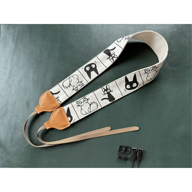 Handmade Sturdy Cute Cat Camera Strap Camera Shoulder Straps Hand ...