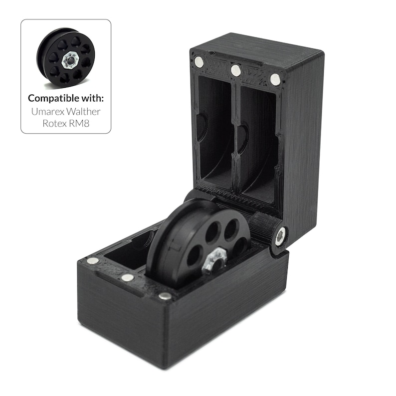 Umarex Walther Rotex RM8 Magazine Case Magnet Box Holder Cover Air ...