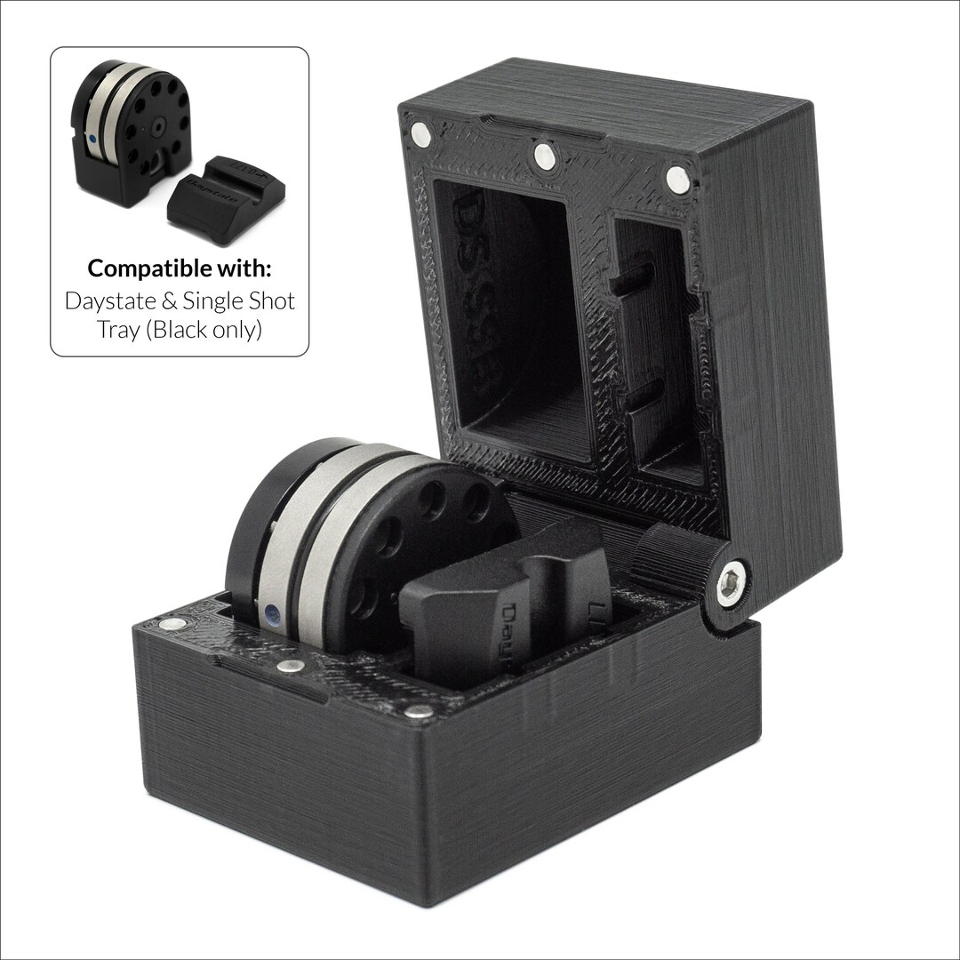 Daystate & Single Shot Tray black Magazine Case Magnet Box Holder Cover ...