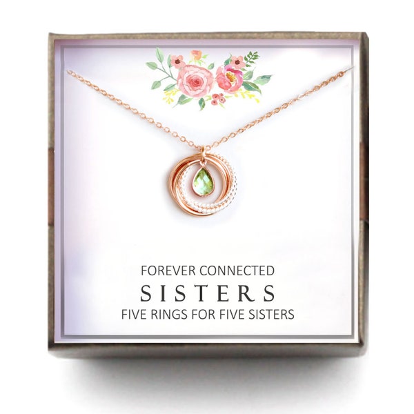 5 Sisters Necklace - Etsy