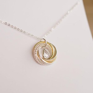 Four Generations Necklace - Gift for Grandmother, Gift for Mom Grandma ...