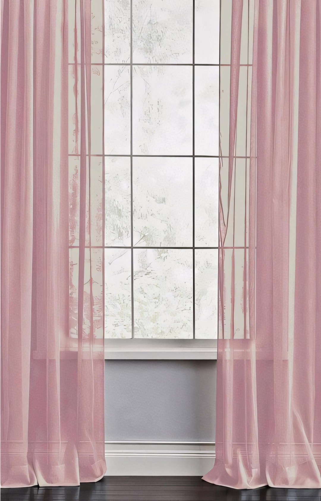 Extra Wide Linen Sheer Curtains,custom Made Rod Pocket Grommet,linen ...