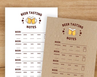 Root Beer Tasting Score Cards - Etsy