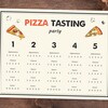 Pizza Tasting Sheets, Printable Pizza Tasting Score Card, Family Pizza ...