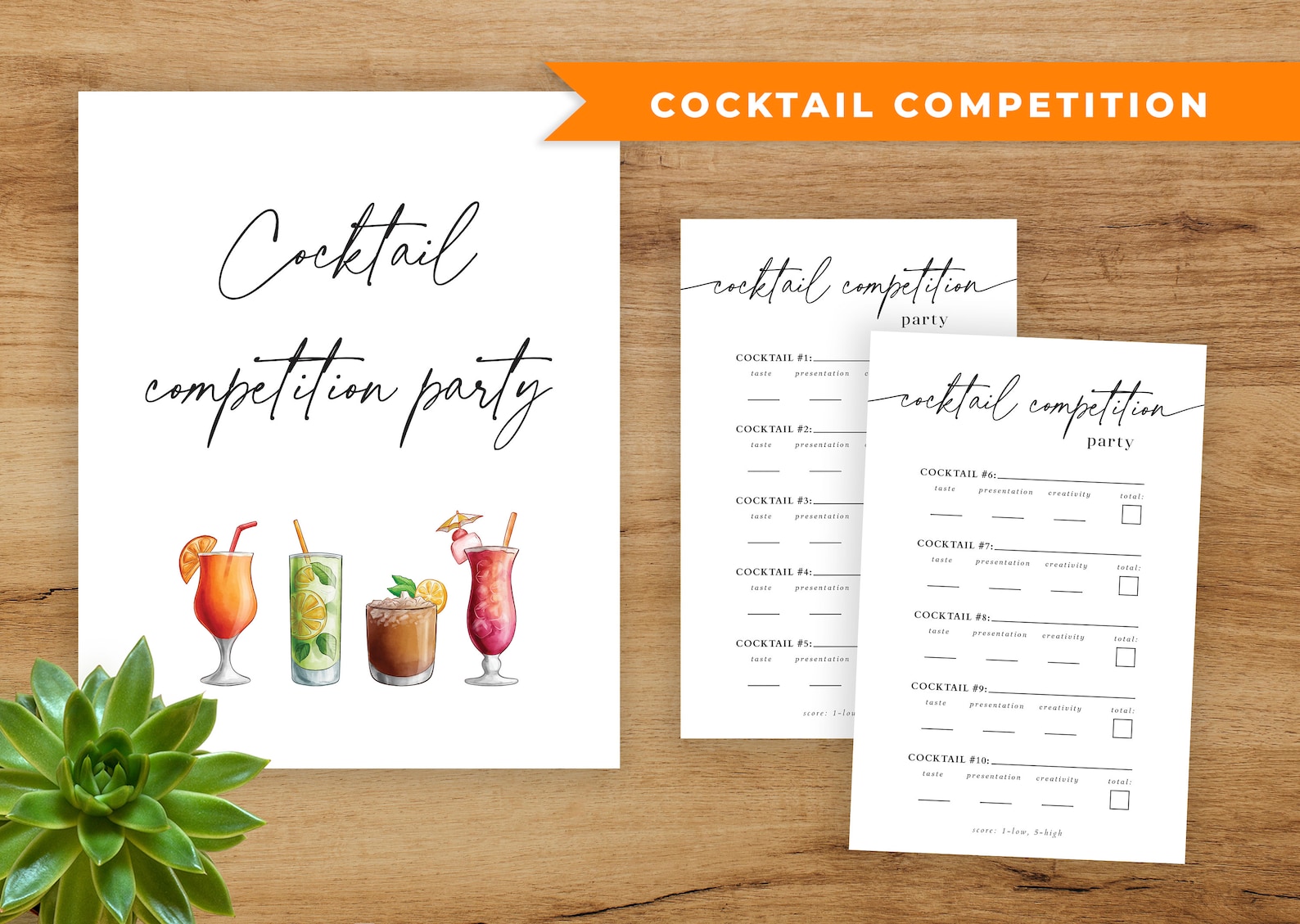 Cocktail Competition Party - up to 10 Cocktails, Cocktail Competition ...