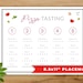 Pizza Tasting Sheets, Printable Pizza Tasting Score Card, Family Pizza ...