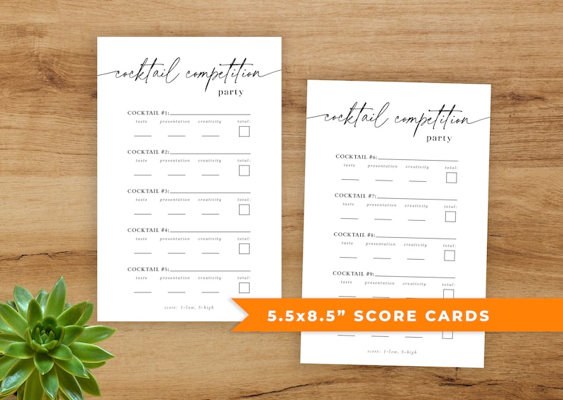 Cocktail Competition Party - up to 10 Cocktails, Cocktail Competition ...