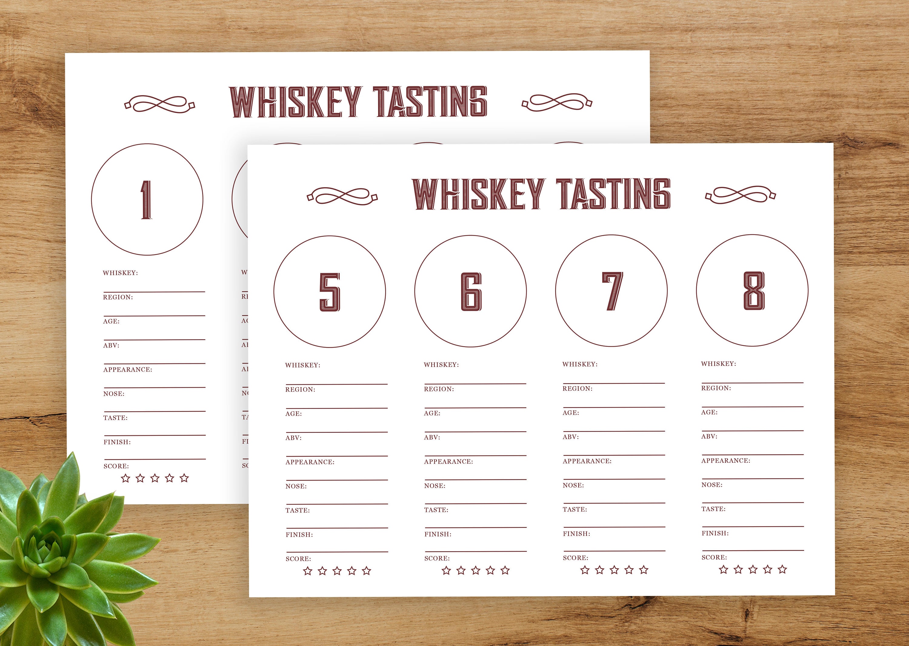 Whiskey Tasting Party Notes, Whiskey Tasting Party at Home, Whiskey ...