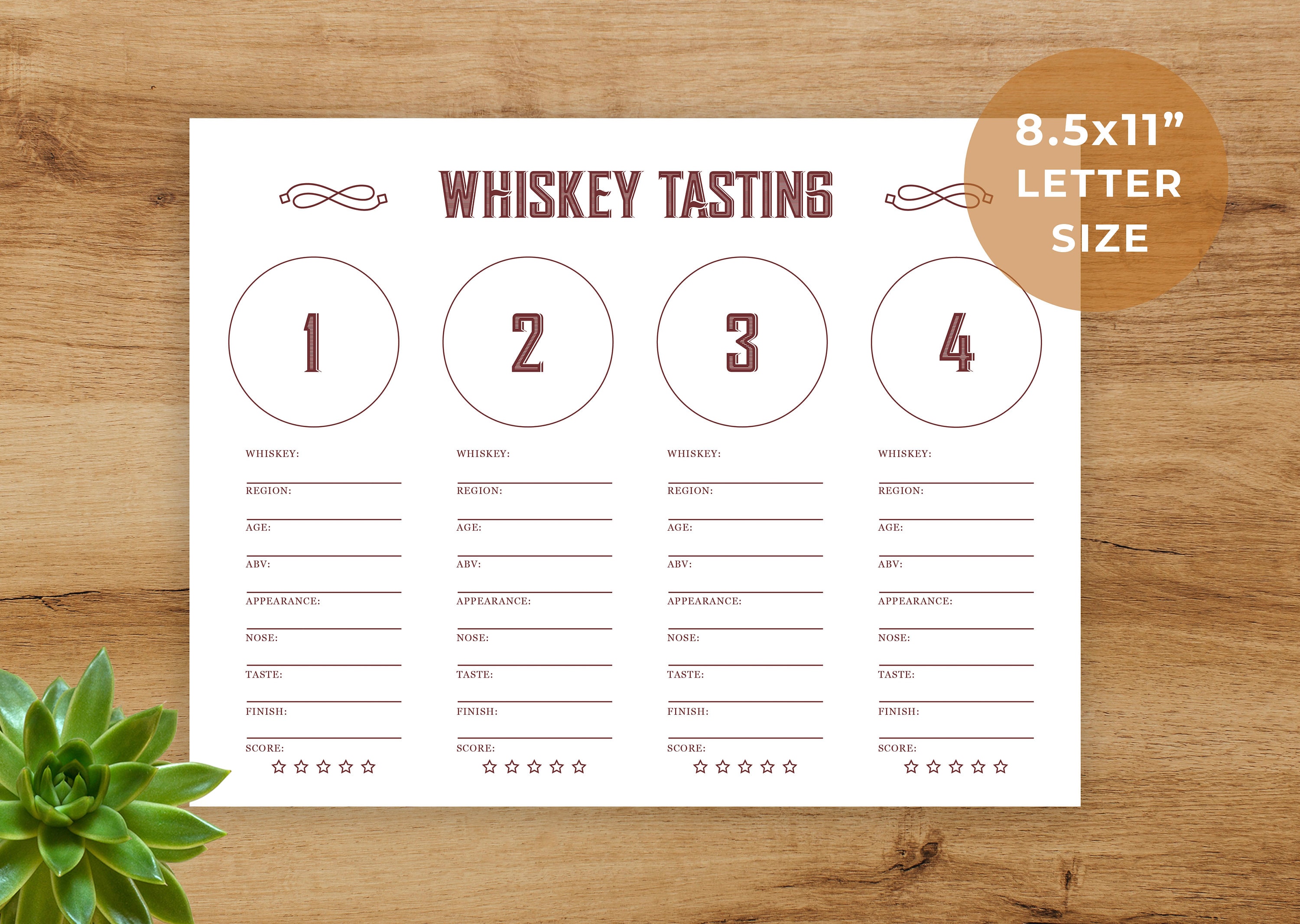 Whiskey Tasting Party Notes, Whiskey Tasting Party at Home, Whiskey ...
